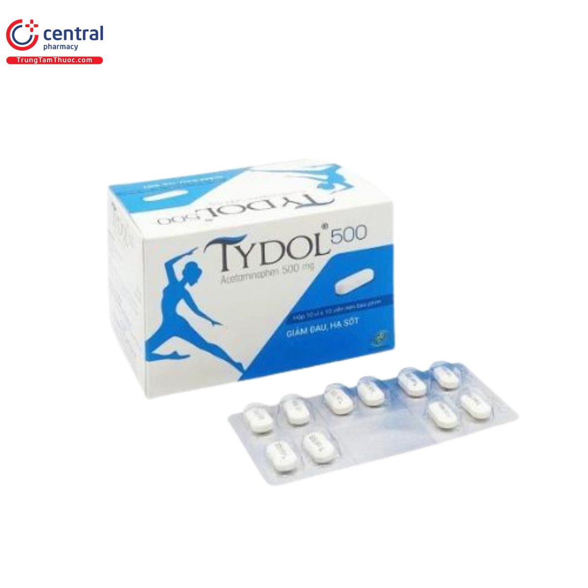 Thuốc Tydol 500 - Giảm đau hạ sốt hiệu quả mà không gây đau dạ dày