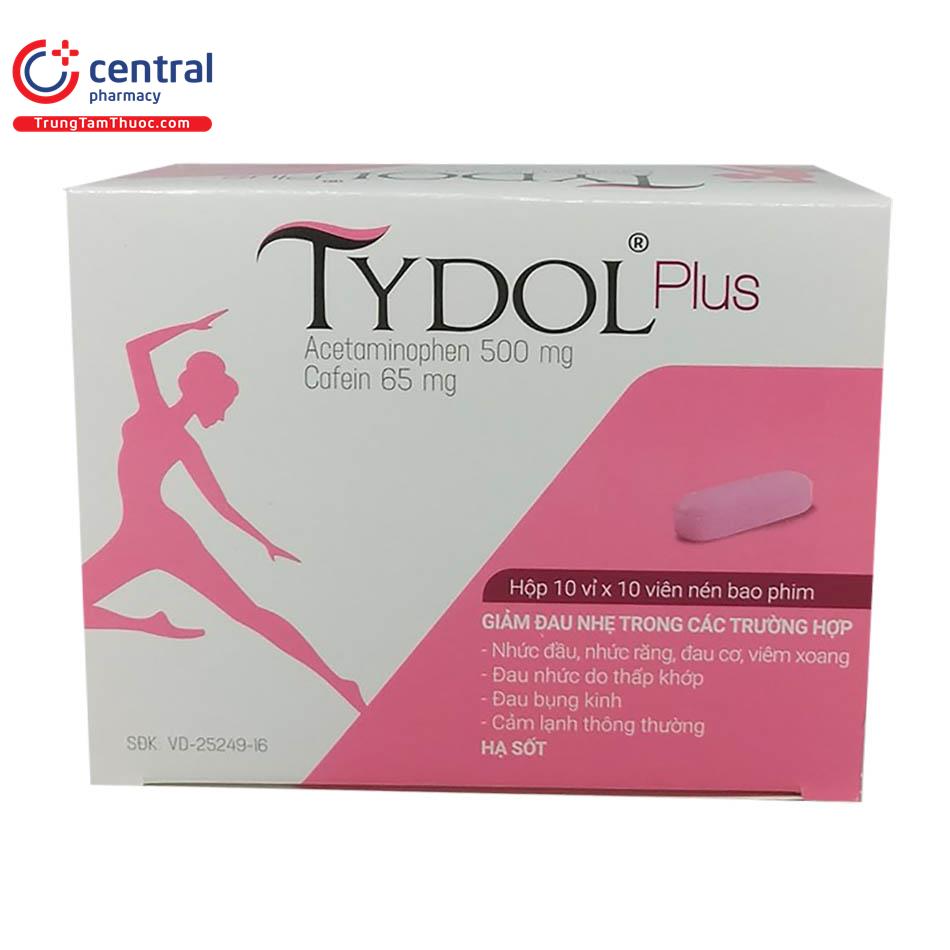 Thuốc giảm đau hạ sốt Tydol Plus: Tác dụng, chỉ định, liều dùng