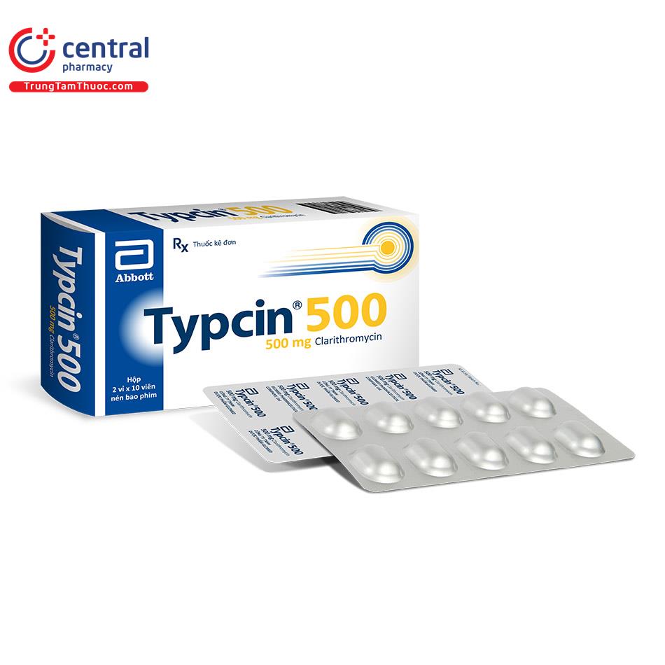 [CHÍNH HÃNG] Thuốc Typcin 500 điều trị viêm xoang, viêm phế quản