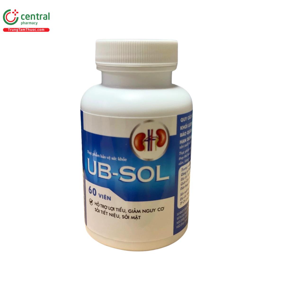 Thuốc UB – SOL hỗ trợ giảm viêm đường niệu, ngăn ngừa hình thành sỏi thận