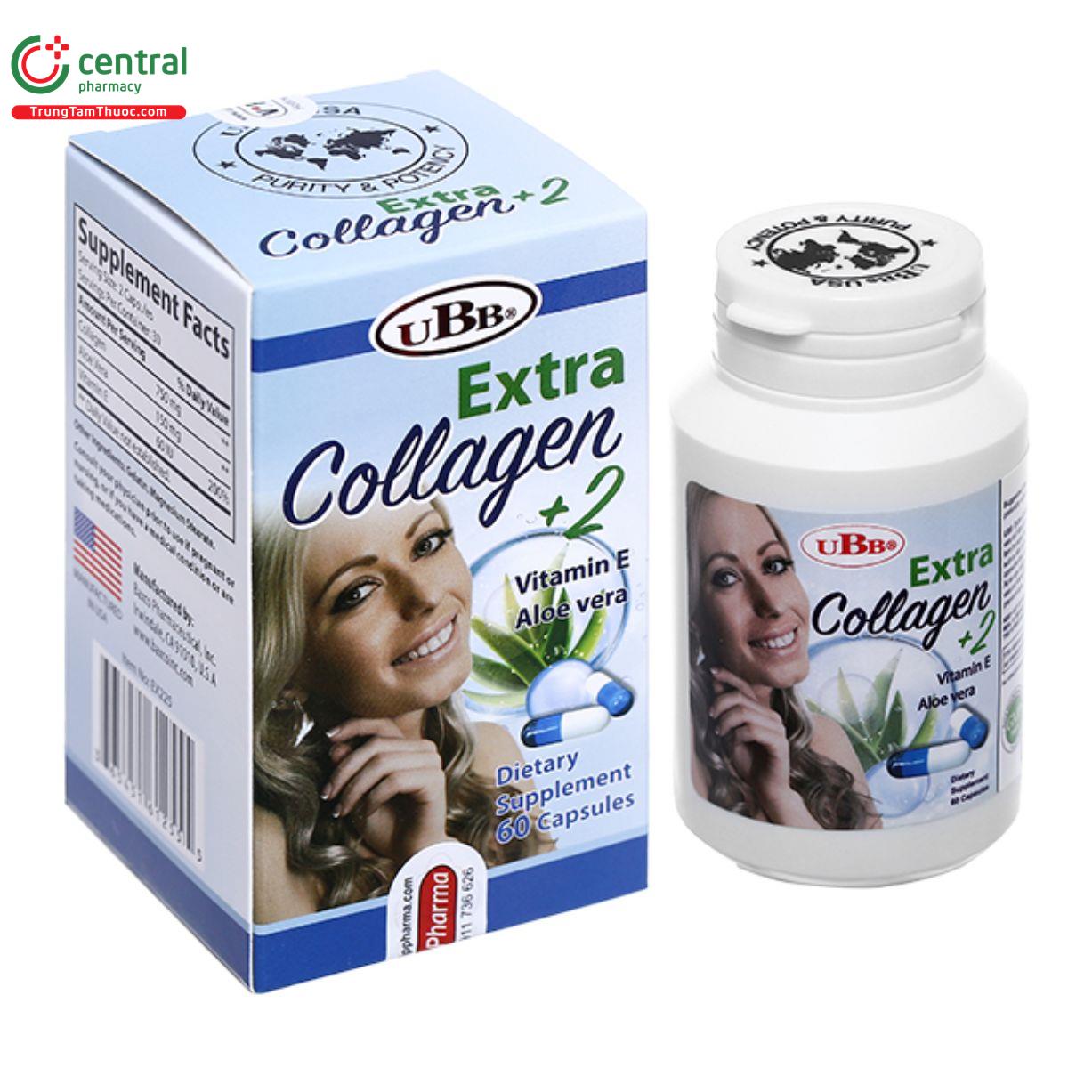 Thuốc UBB Extra Collagen+2 - Hỗ trợ làm đẹp da, mái tóc và móng tay
