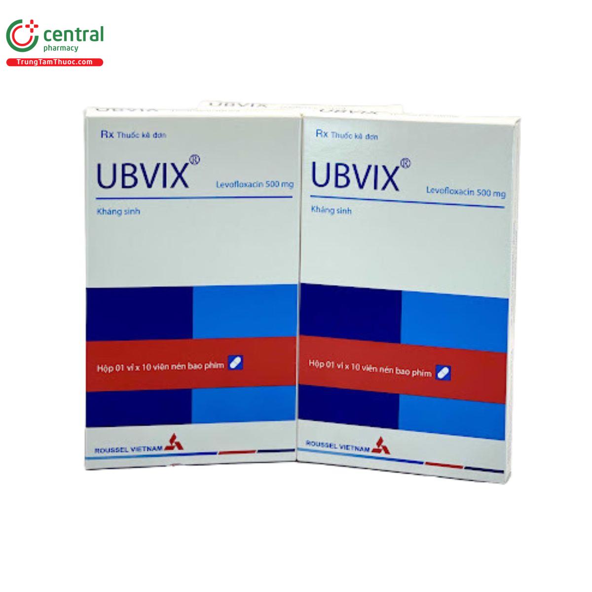 Thuốc Ubvix trị viêm phổi, viêm bàng quang, da , mô mềm