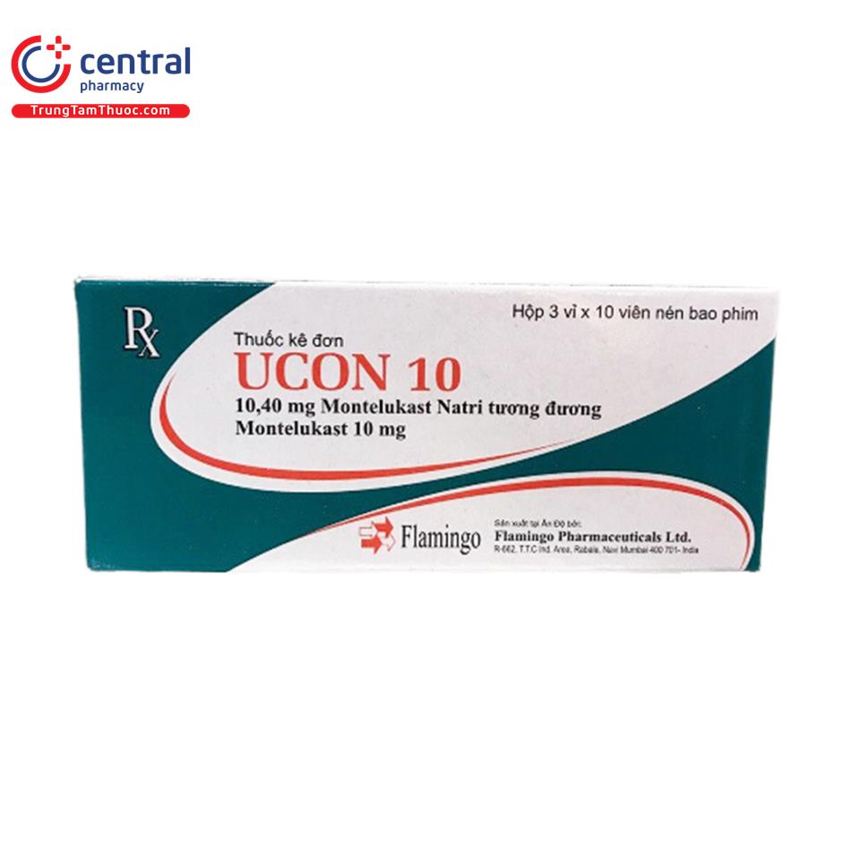 [CHÍNH HÃNG] Thuốc Ucon 10 điều trị và dự phòng hen phế quản hiệu quả
