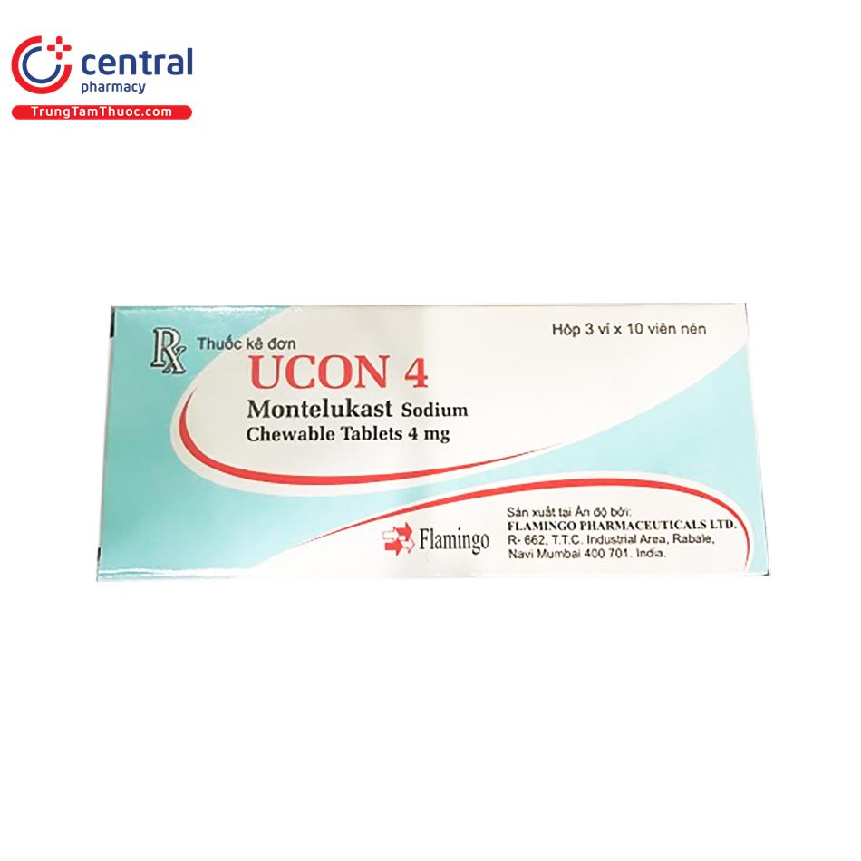 [CHÍNH HÃNG] Thuốc Ucon 4 điều trị bệnh hen hiệu quả