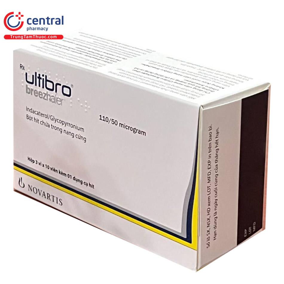 [CHÍNH HÃNG] Thuốc Ultibro Breezhaler 110/50mcg điều trị COPD