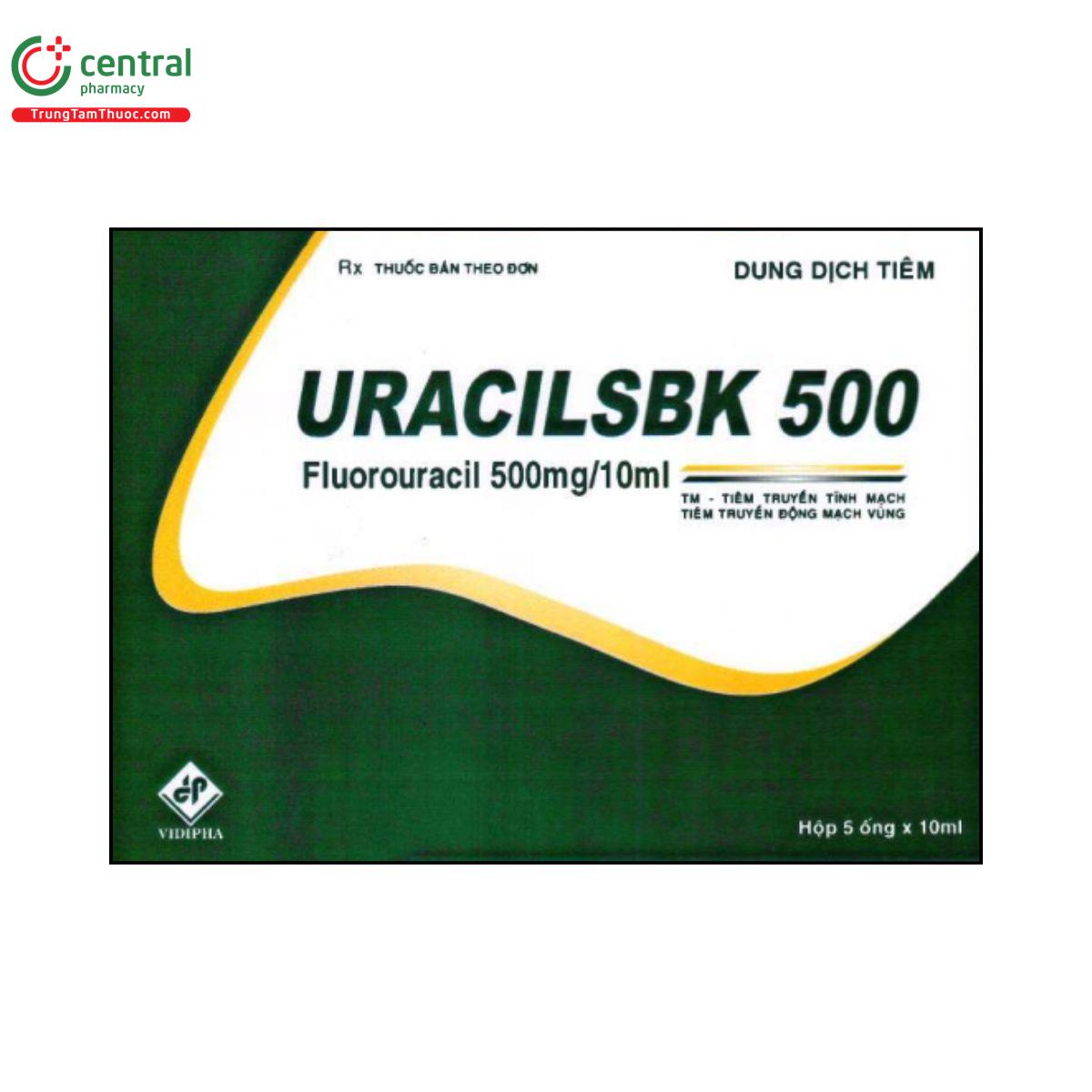 Thuốc UracilSBK 500 hỗ trợ điều trị ung thư biểu mô đại tràng, trực tràng