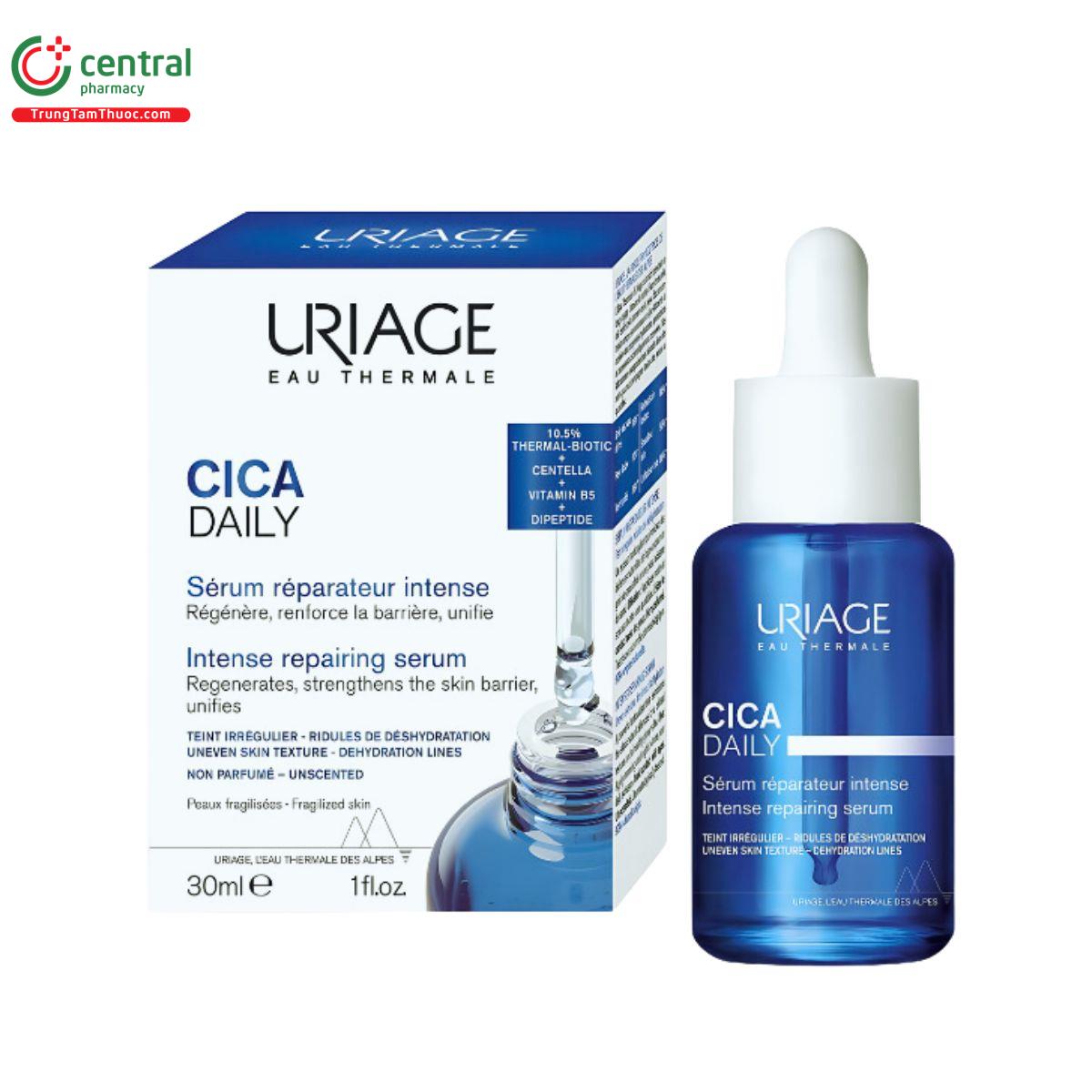 Uriage Bariederm Cica Daily Serum - Dưỡng ẩm, làm sáng mịn da