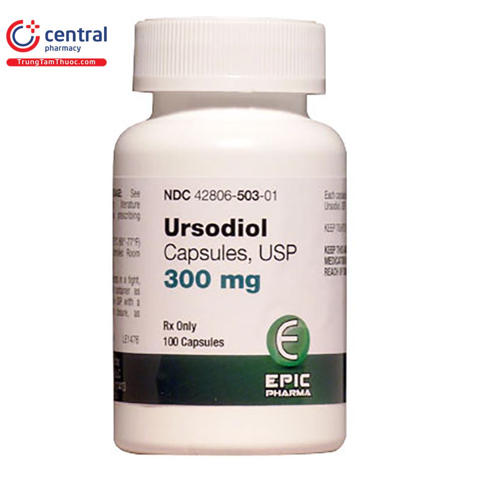 [CHÍNH HÃNG] Thuốc Ursodiol capsules, USP 300mg Epic Pharma