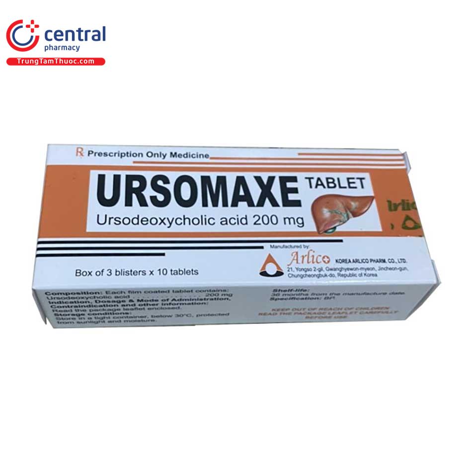 [CHÍNH HÃNG] Thuốc Ursomaxe điều trị sỏi túi mật Cholesterol