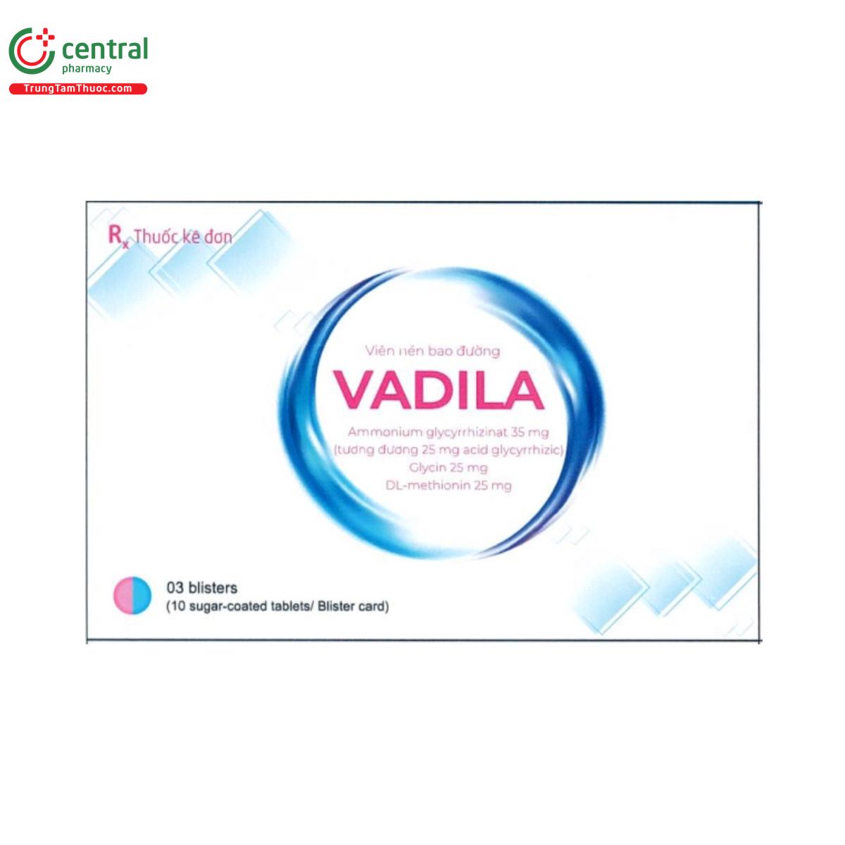 Thuốc Vadila điều trị viêm gan mạn tính và hỗ trợ cải thiện chức năng gan