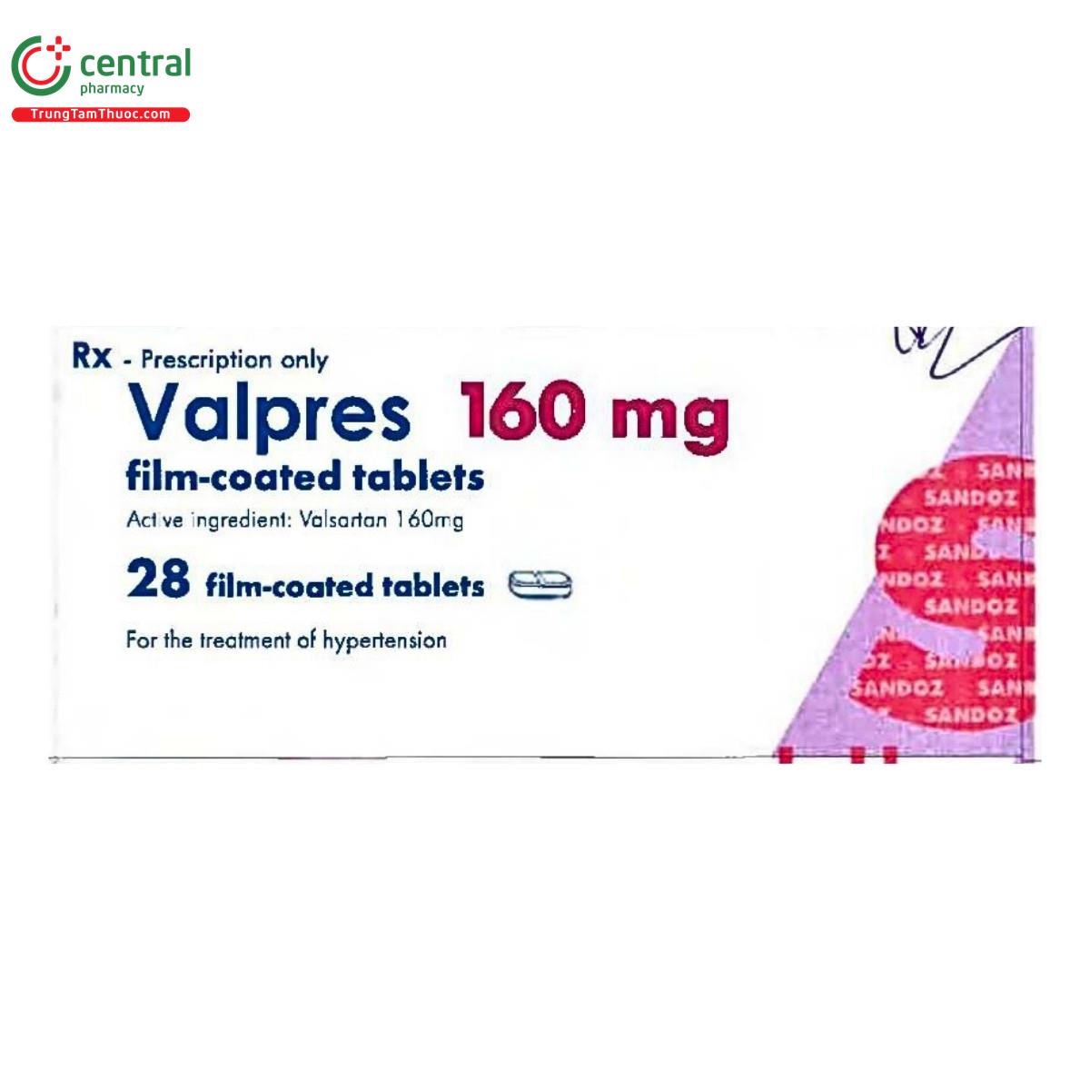 Thuốc Valpres 160mg: Cách sử dụng, lưu ý và giá bao nhiêu?