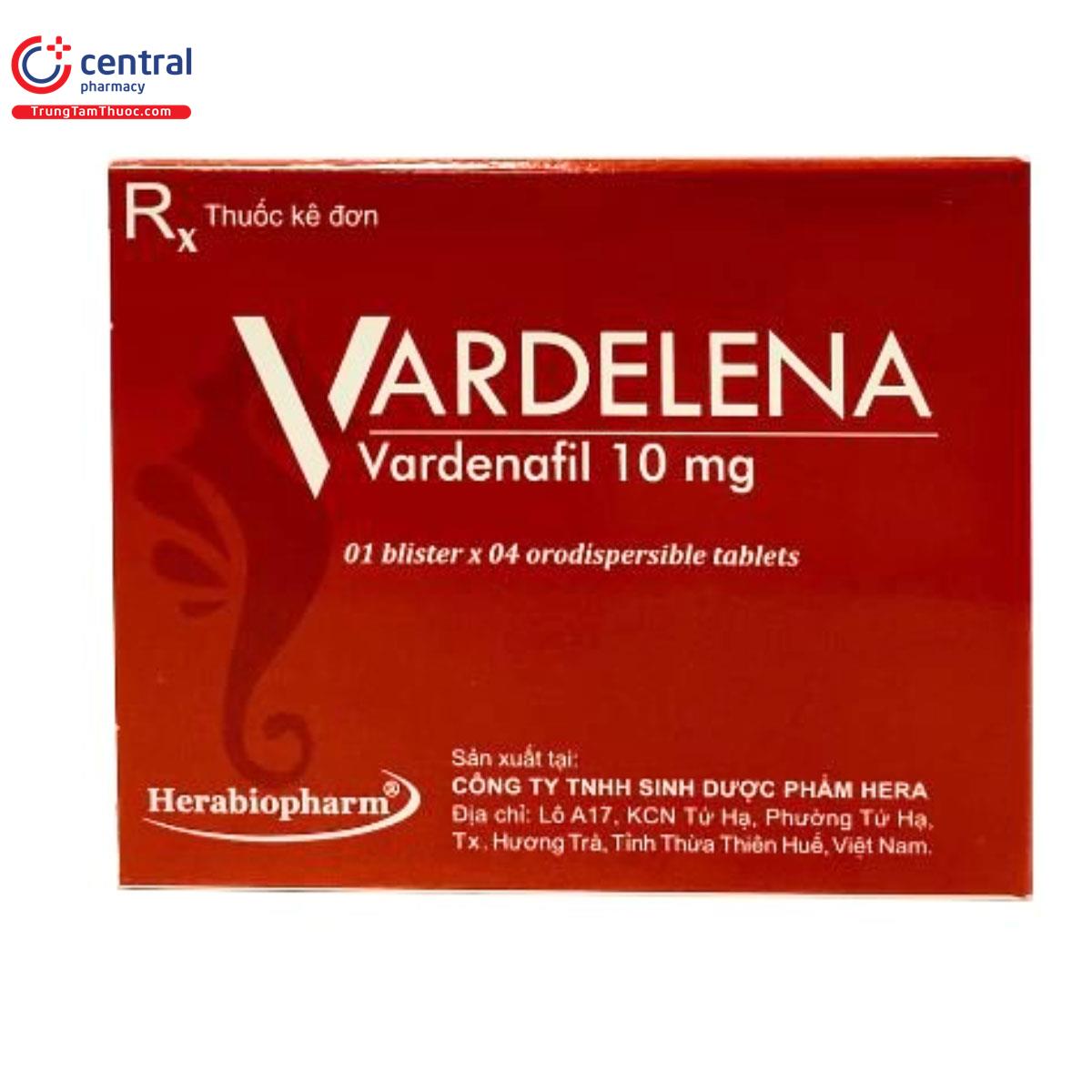 Thuốc Vardelena - Điều trị rối loạn cương dương ở nam giới trưởng thành
