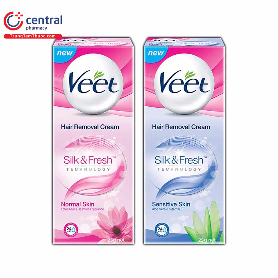 Kem tẩy lông Veet Silk & Fresh 25g: tác dụng và cách dùng hiệu quả