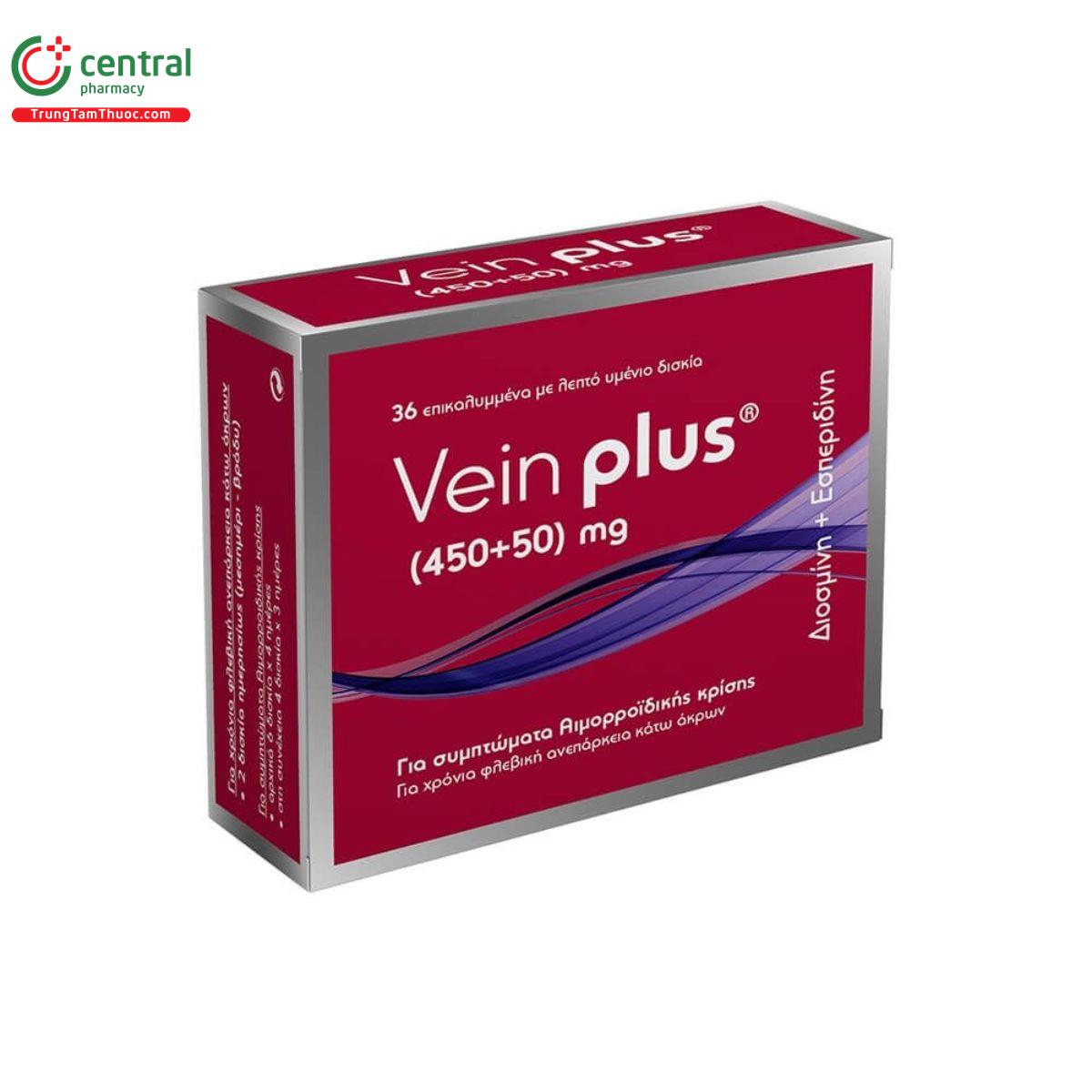 Thuốc Vein Plus 450/50 mg giá bao nhiêu, chỉ định, mua ở đâu