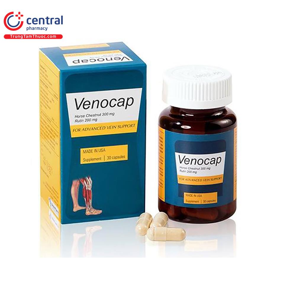Thuốc Venocap Global Pharm giảm suy giãn tĩnh mạch, bảo vệ thành mạch