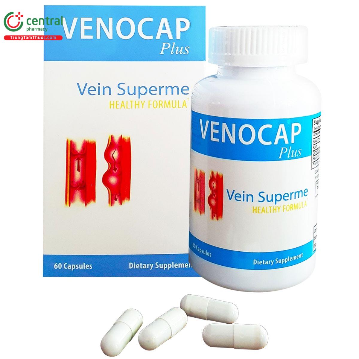 Thuốc Venocap Plus - Giảm triệu chứng suy giãn tĩnh mạch và trĩ