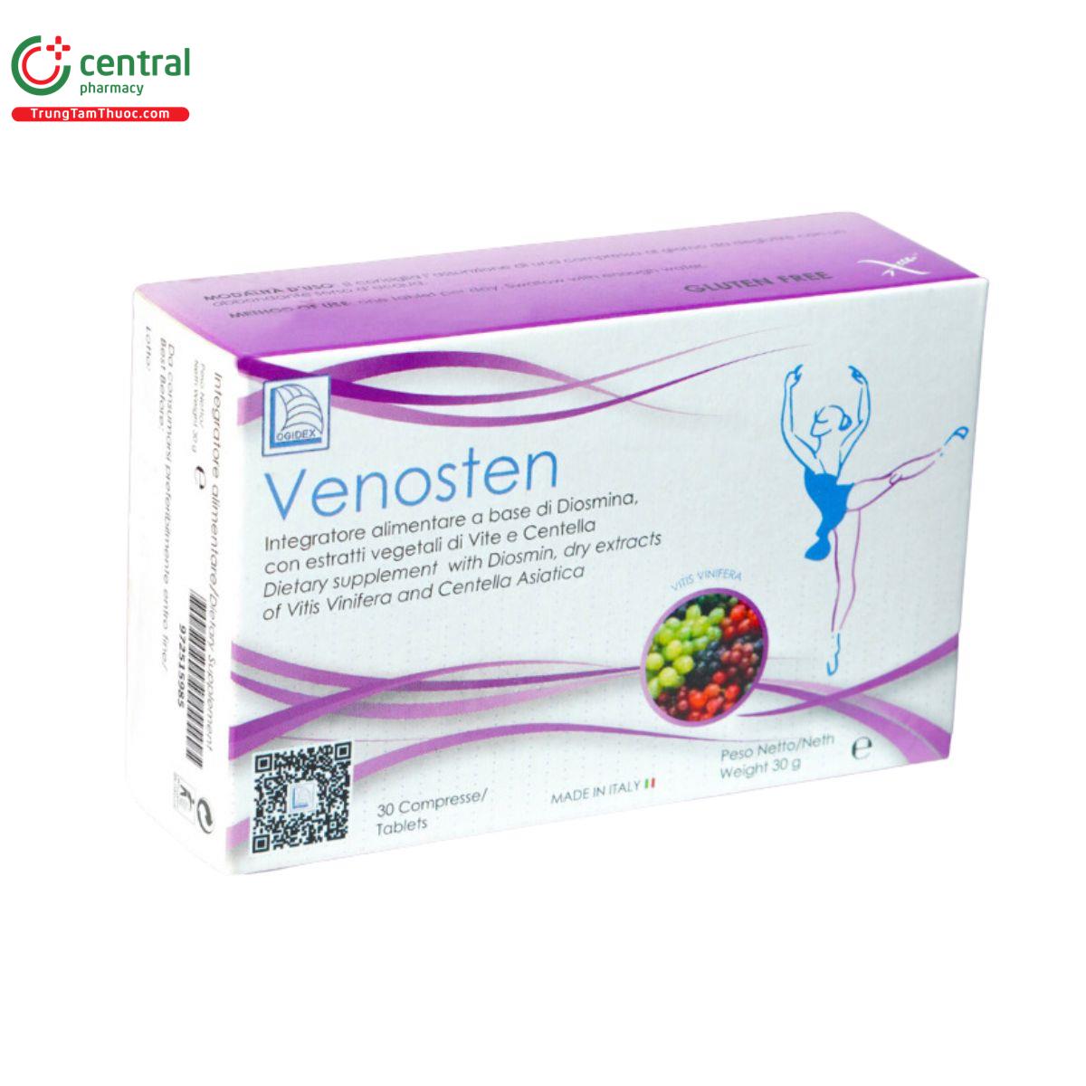 Venosten - Hỗ trợ điều trị suy giãn tĩnh mạch, bệnh trĩ cấp và mạn tính