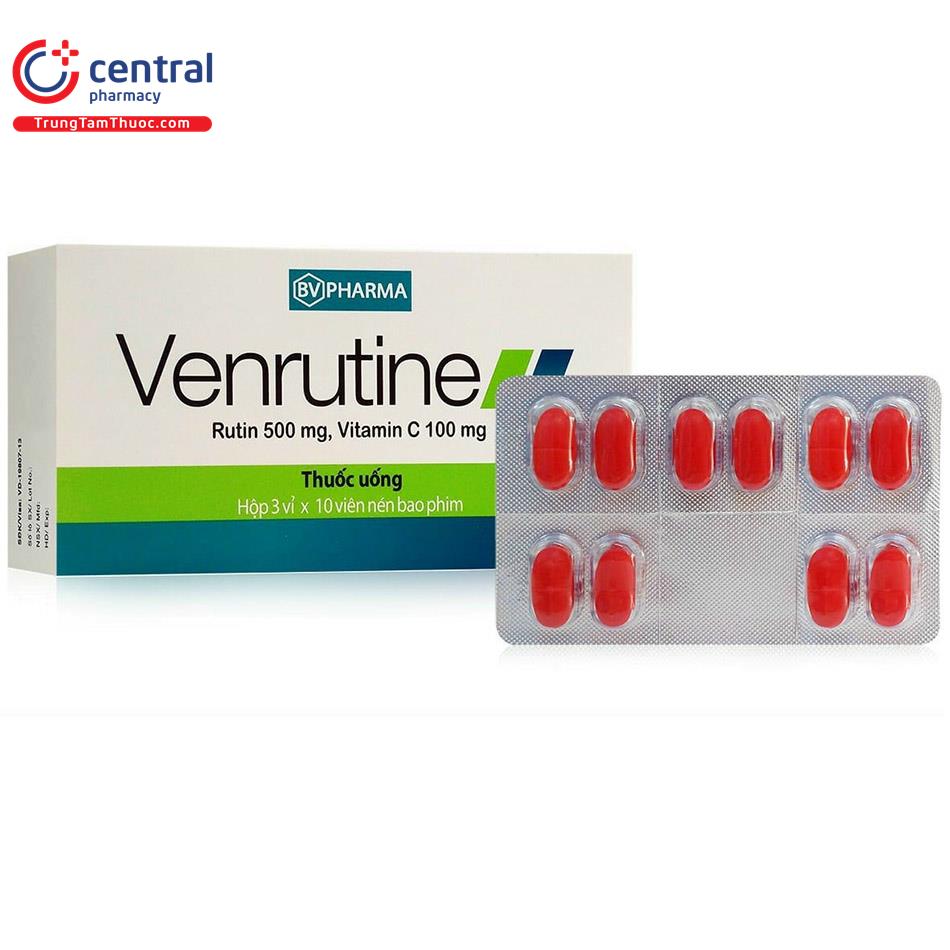 [CHÍNH HÃNG] Thuốc Venrutine - Điều trị bệnh trĩ, xuất huyết dưới da