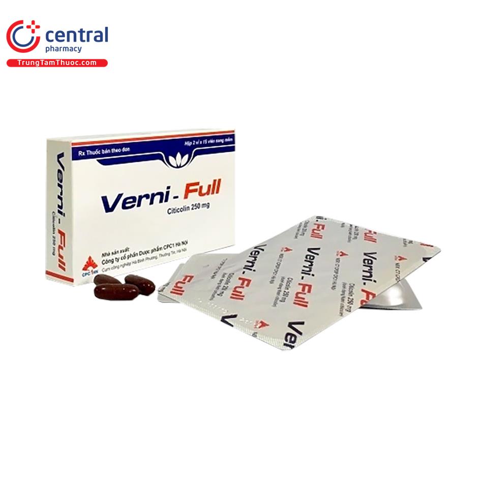 [CHÍNH HÃNG] Thuốc Verni-Full điều trị những tổn thương về não bộ