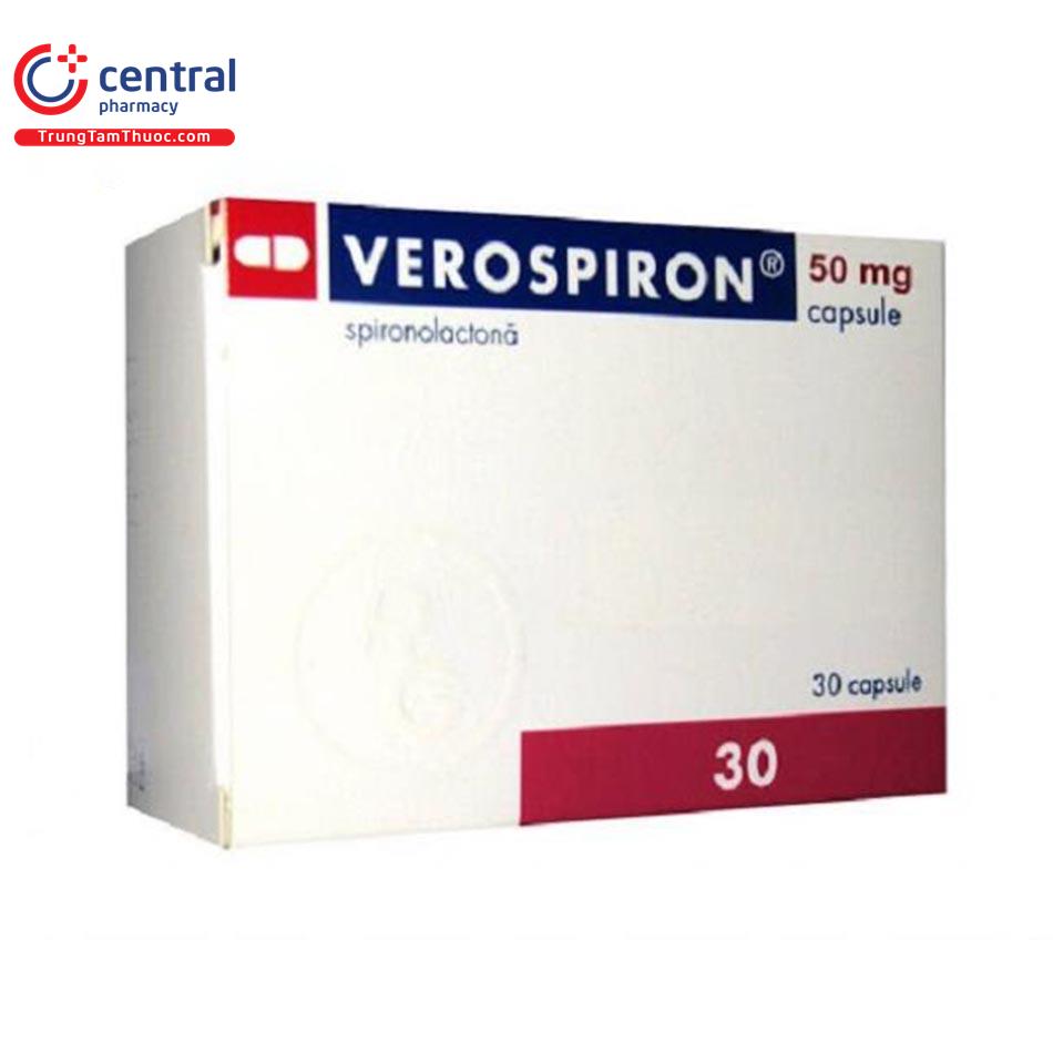 [CHÍNH HÃNG] Thuốc Verospiron 50mg - Điều trị tăng huyết áp