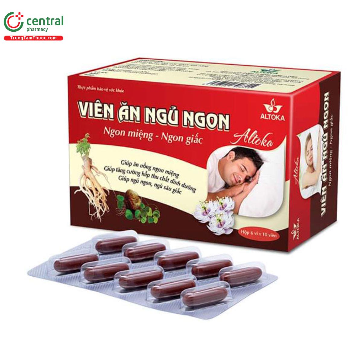 Viên Ăn Ngủ Ngon Altoka giúp ăn ngon, tăng cường chất lượng giấc ngủ