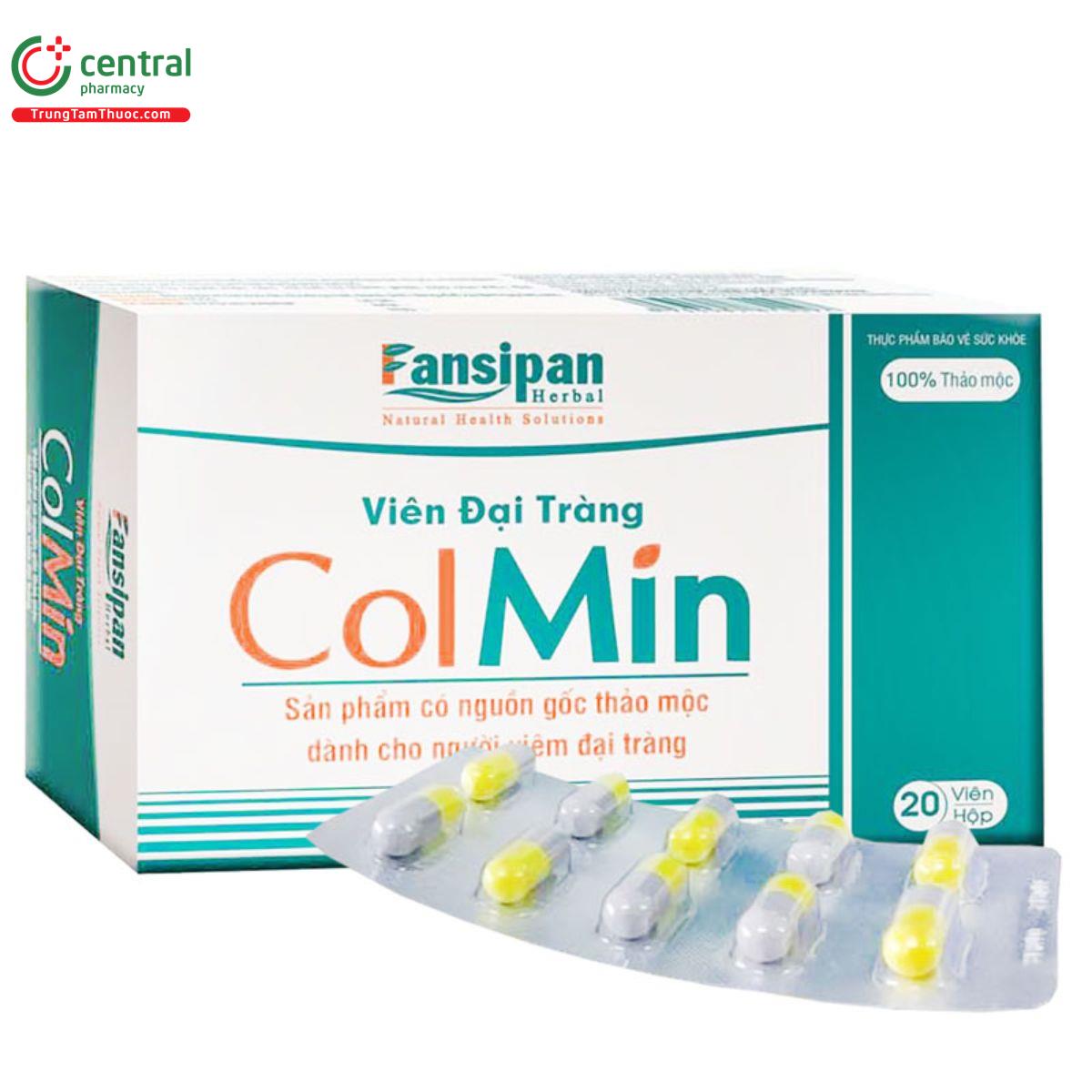 Viên Đại Tràng Colmin - Giúp giảm các triệu chứng do viêm đại tràng