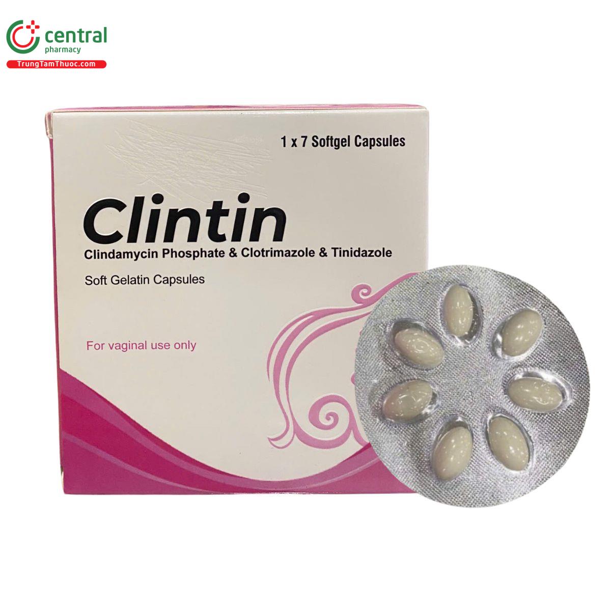 Thuốc viên đặt âm đạo Clintin trị chứng viêm nhiễm, nấm ngứa phụ khoa