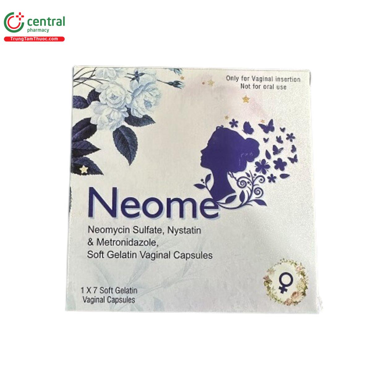 [CHÍNH HÃNG] Viên đặt âm đạo Neome - điều trị viêm âm đạo hiệu quả