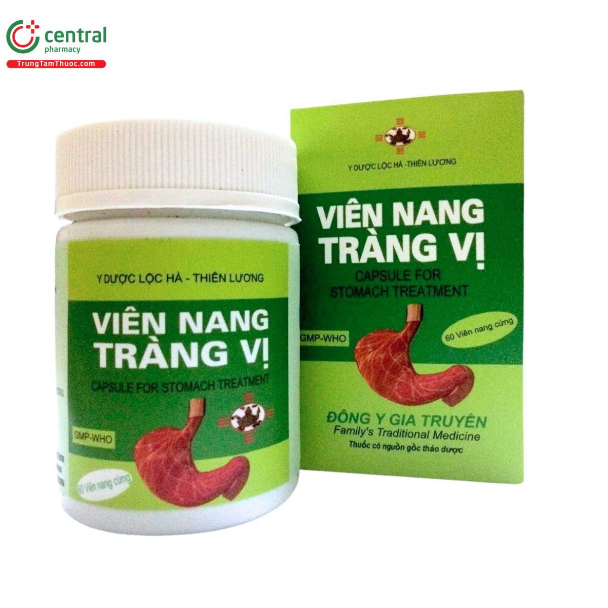 Thuốc viên nang Tràng vị Lộc Hà - Thiên Lương: Tác dụng và liều dùng