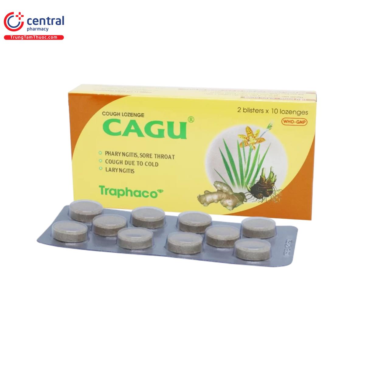 Viên ngậm Cagu giảm đau họng, tạm biệt nỗi lo bị ho