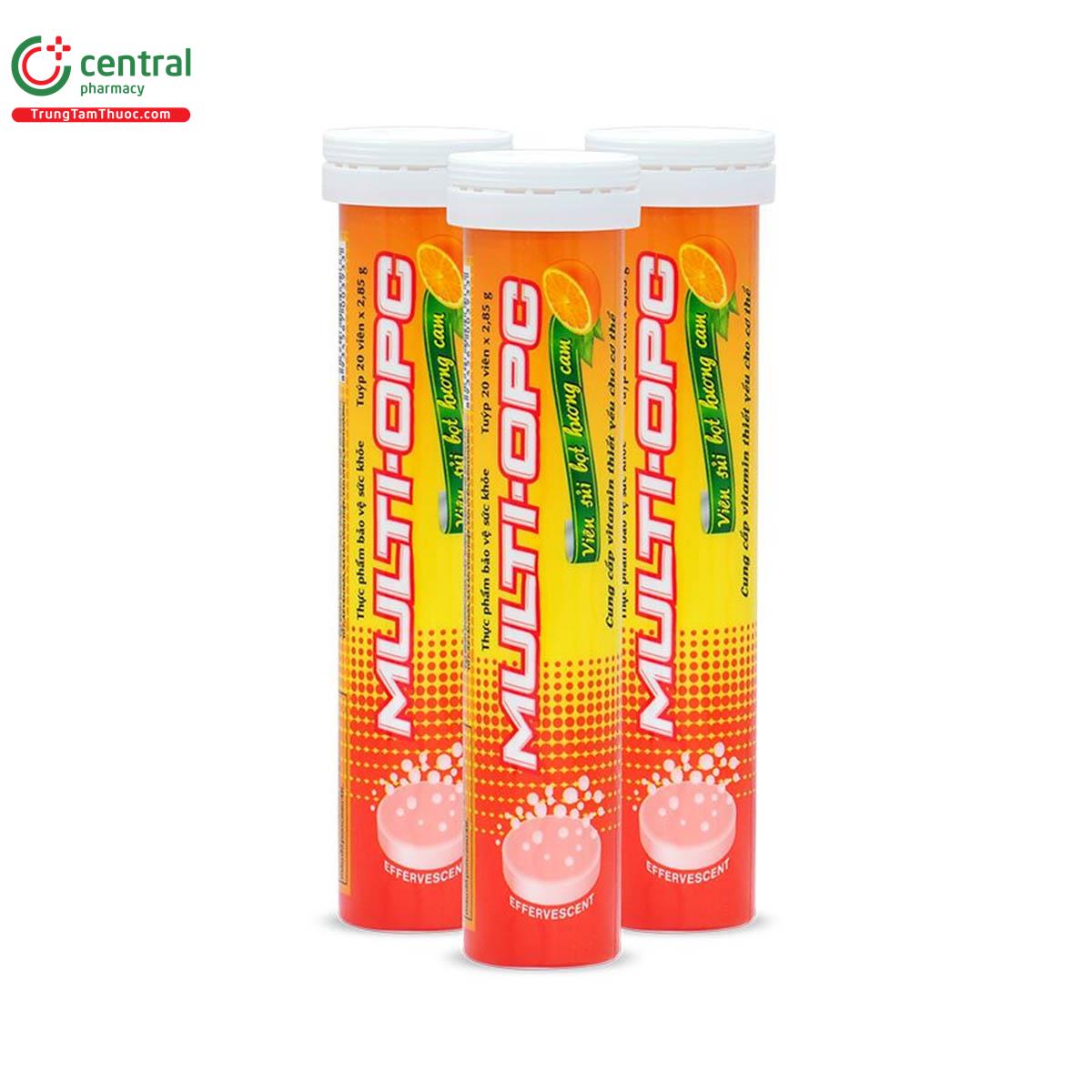 Viên sủi Multi-OPC giúp bồi bổ sức khỏe, cải thiện tình trạng mệt mỏi