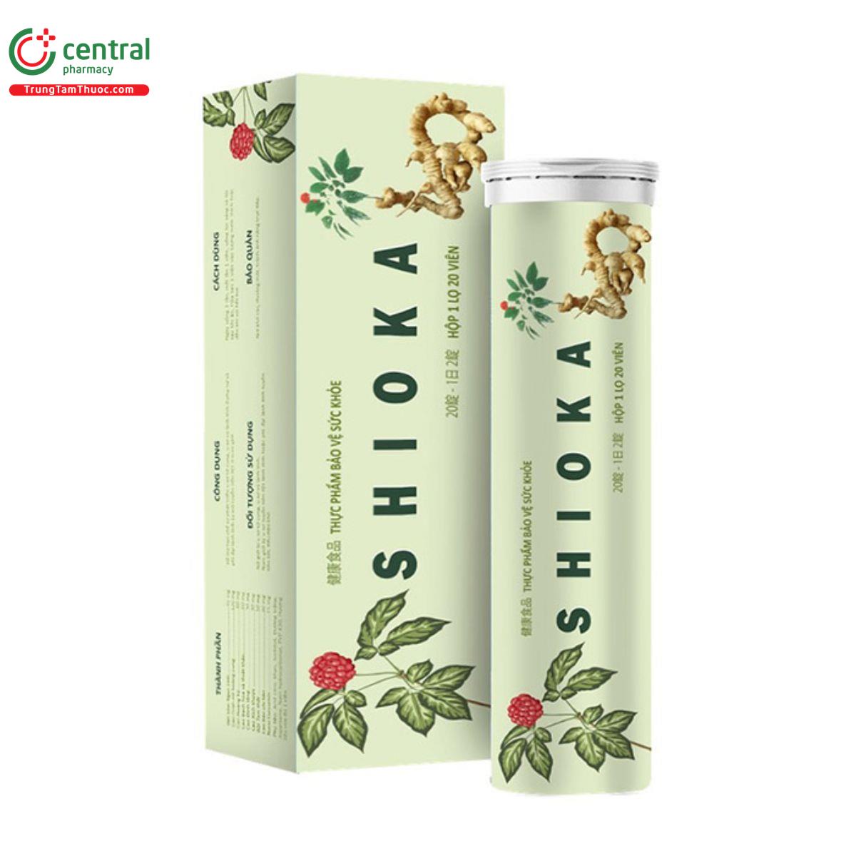 Viên sủi Shioka hỗ trợ tiêu u xơ tử cung, u nang buồng trứng