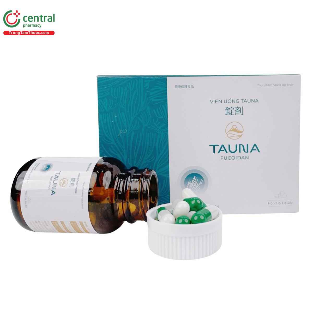 Thuốc viên uống Tauna giúp - hạn chế sự phát triển của u vú, u xơ