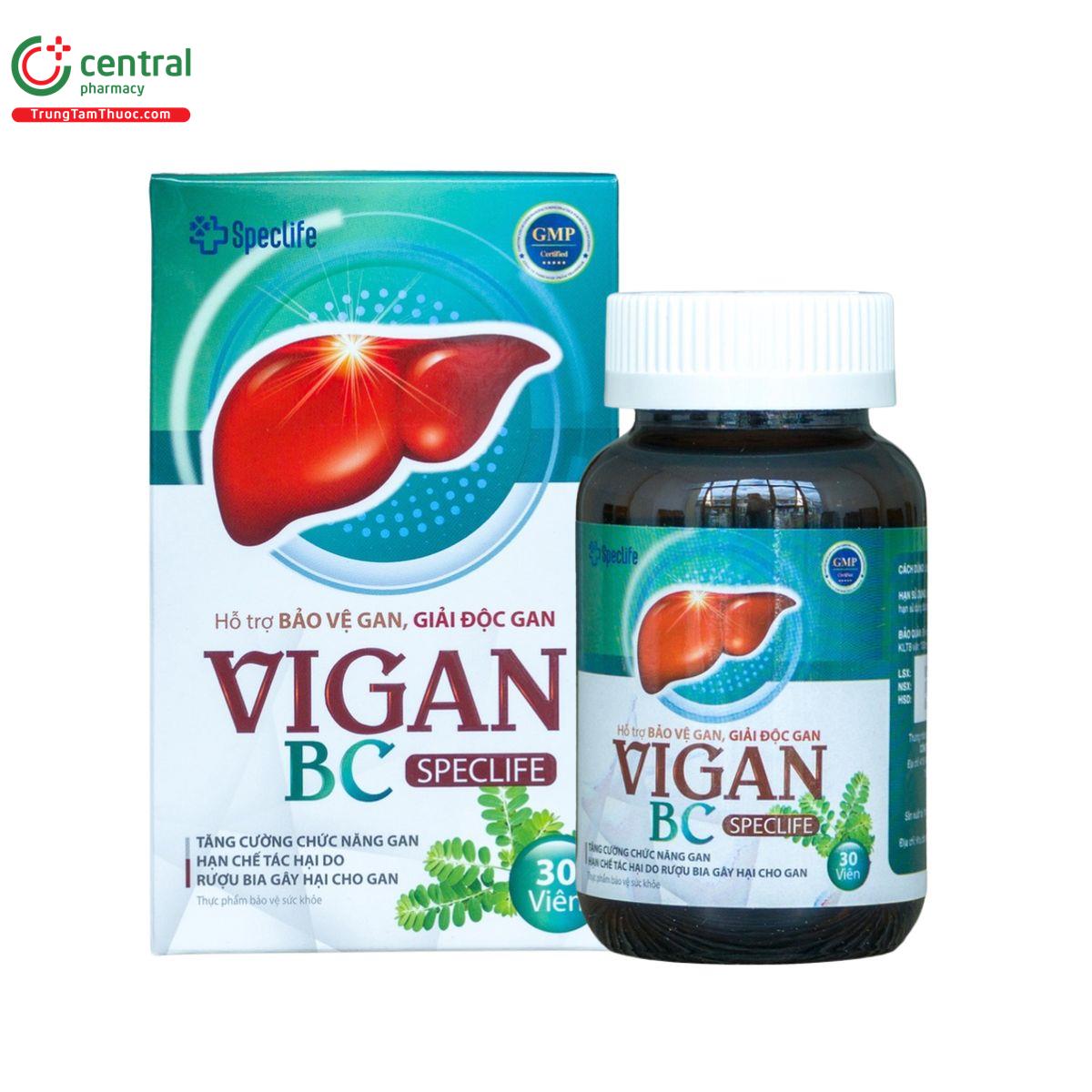 Thuốc Vigan BC Speclife - Bảo vệ gan, tăng cường chức năng gan
