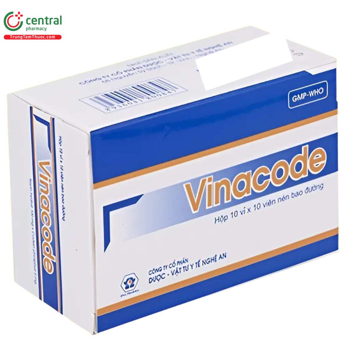 Thuốc Vinacode tác dụng, chỉ định, cách dùng và lưu ý sử dụng