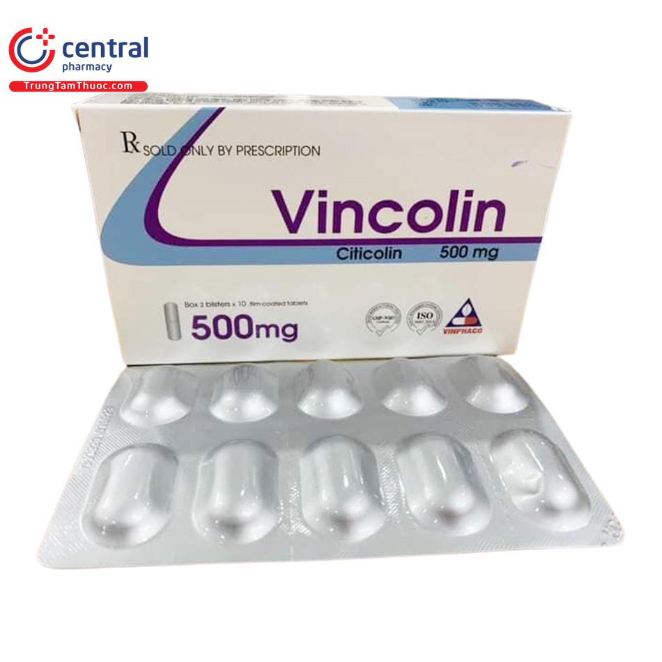 [CHÍNH HÃNG] Thuốc Vincolin 500mg điều trị rối loạn ý thức hiệu quả