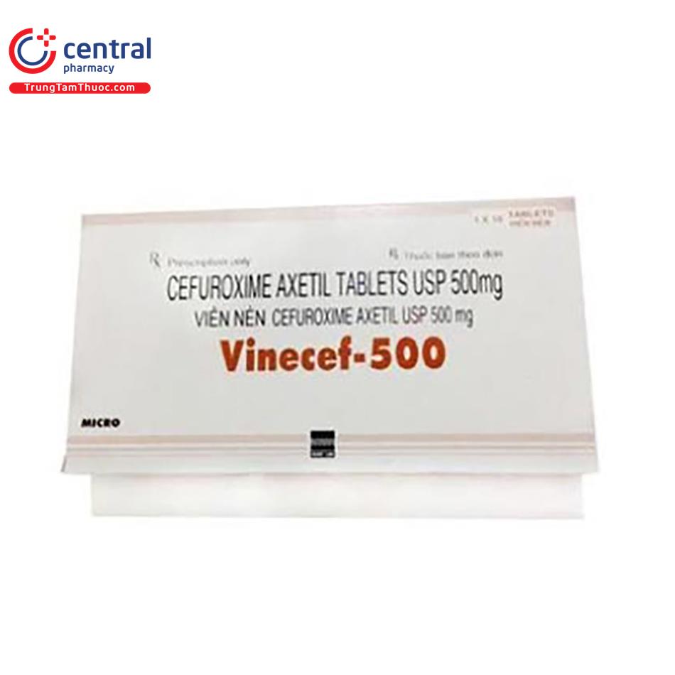 Thuốc Vinecef-500 - Thuốc điều trị nhiễm khuẩn hiệu quả