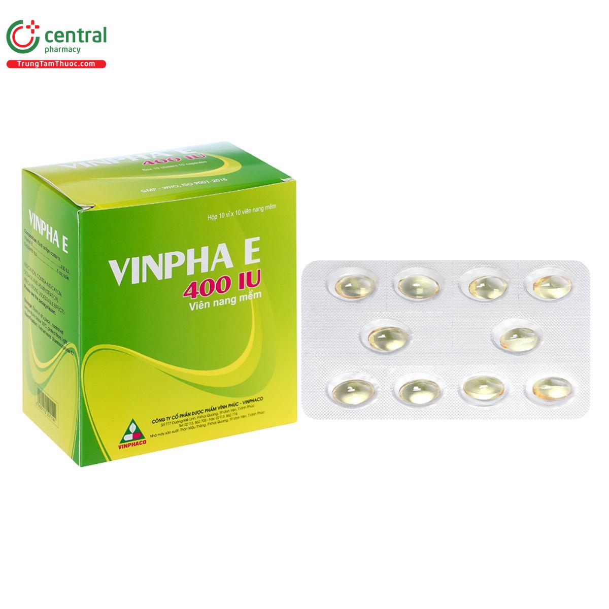Thuốc Vinpha E 400 IU giúp điều trị, phòng ngừa bệnh thiếu vitamin E