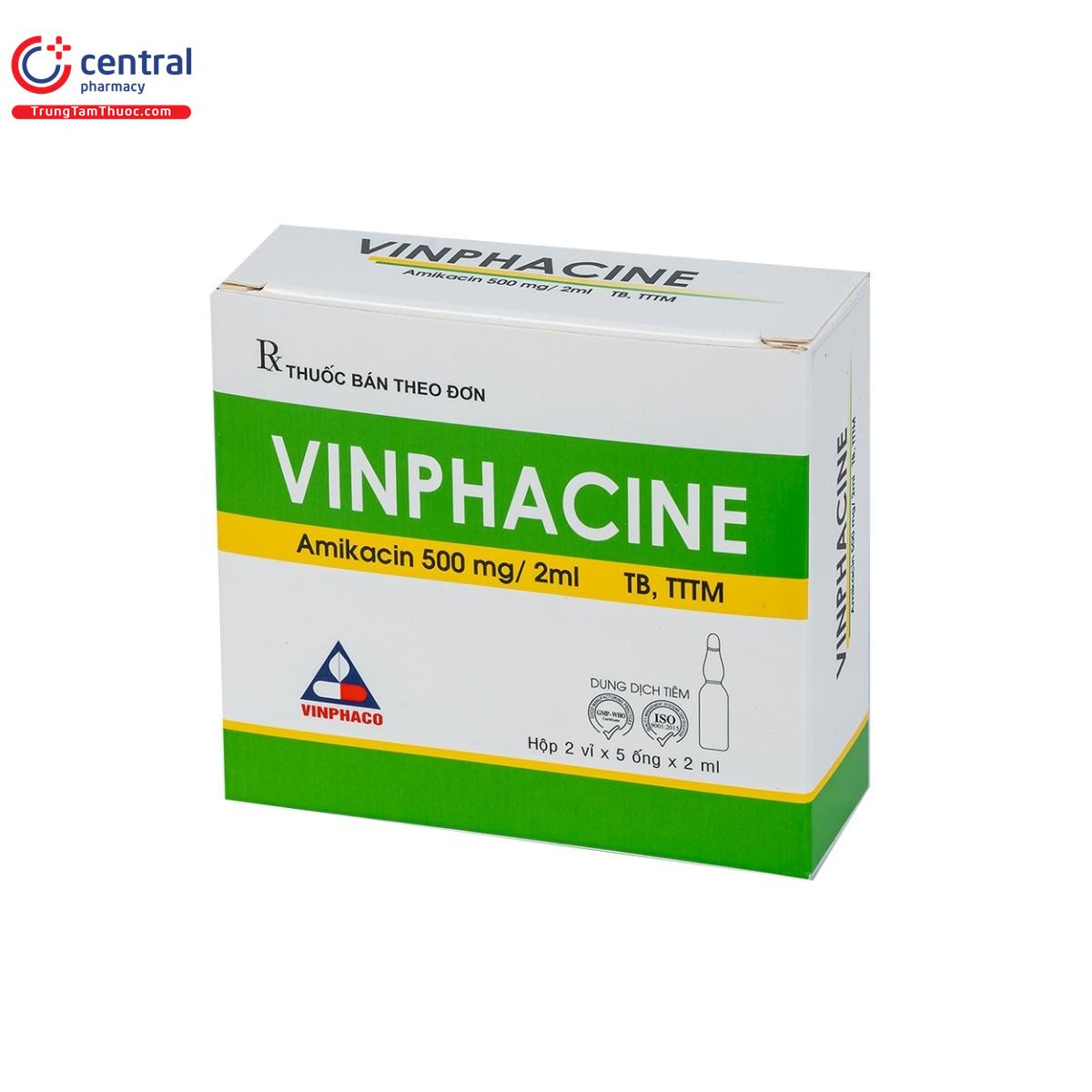 Thuốc Vinphacine 500mg/2ml - Điều trị nhiễm khuẩn nặng