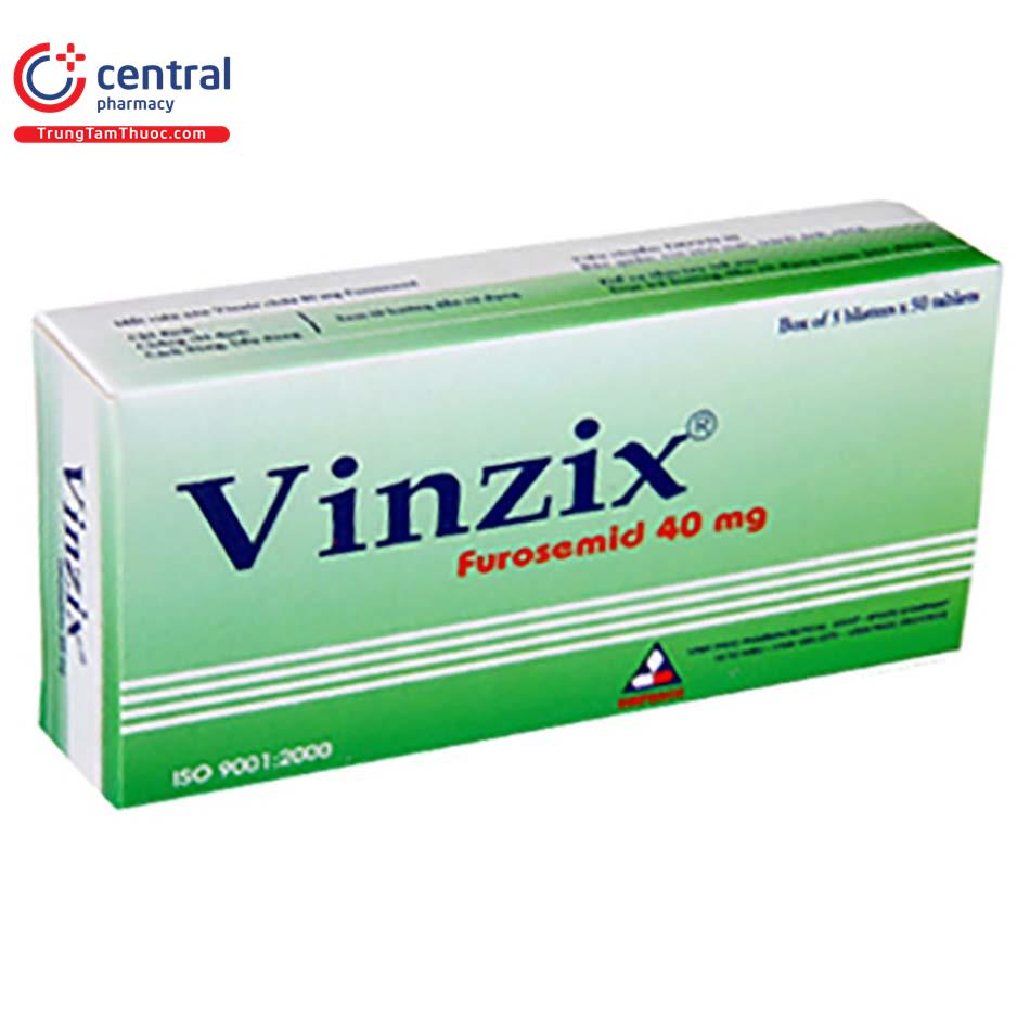 Thuốc Vinzix 40mg: Cách dùng – liều dùng, lưu ý khi sử dụng