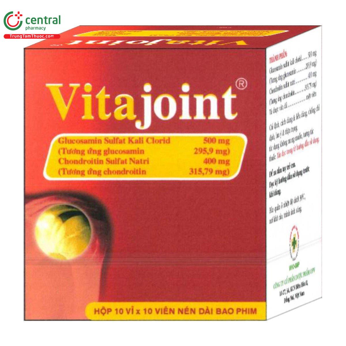 Thuốc Vitajoint 500mg/400mg - Giảm triệu chứng của thoái hóa khớp gối