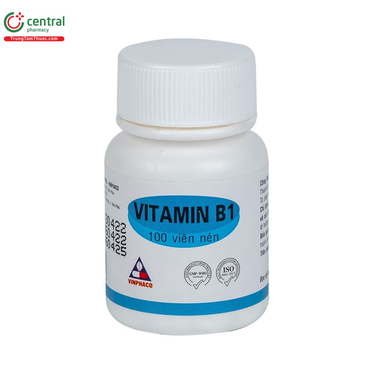Thuốc Vitamin B1 10mg Vinphaco phòng và điều trị thiếu vitamin B1