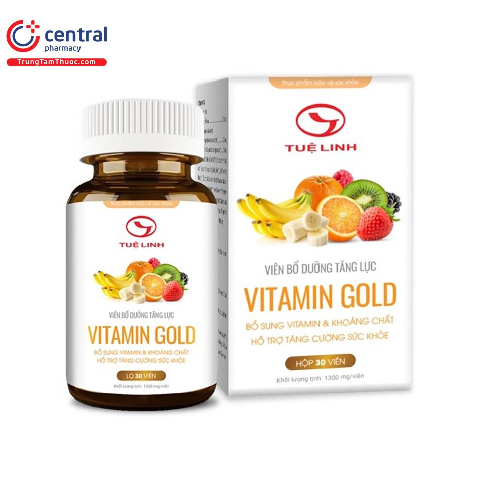 Thuốc Vitamin GOLD Tuệ Linh: Bổ sung dinh dưỡng tối ưu cho cơ thể