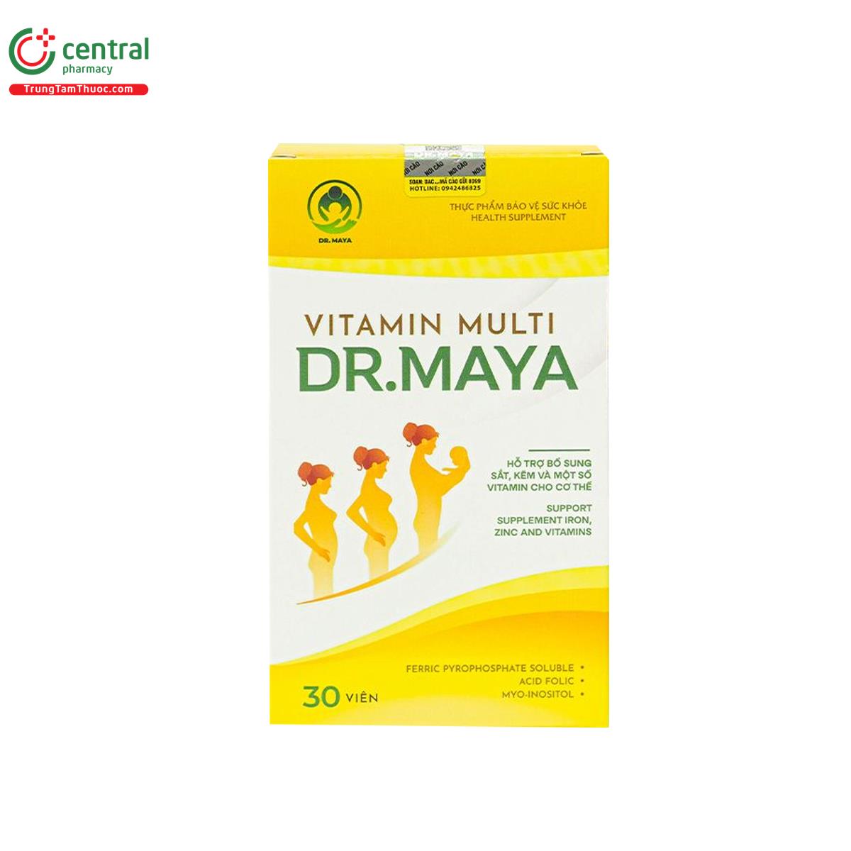Vitamin multi Dr.Maya - Bổ sung dưỡng chất giúp tăng cường miễn dịch