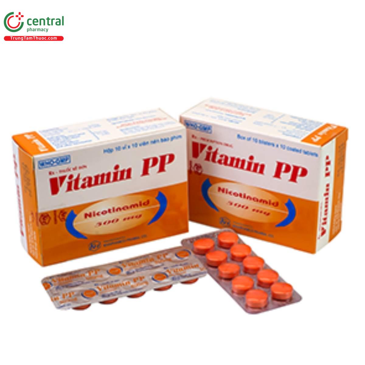 Thuốc Vitamin PP 500mg Khapharco điều trị tình trạng pellagra