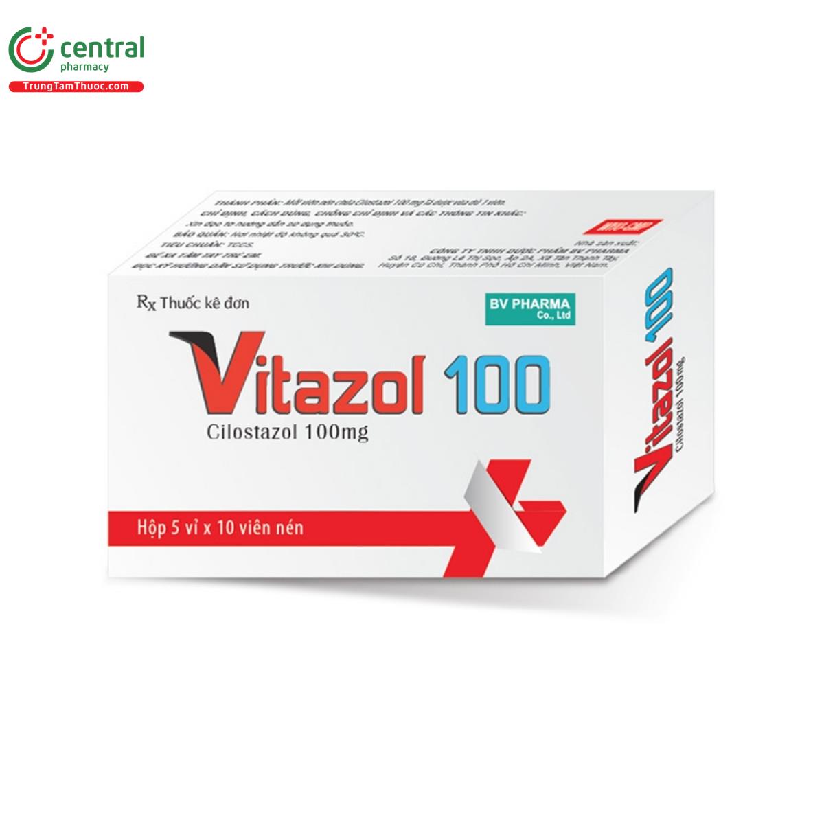 Thuốc Vitazol 100 - Cải thiện khoảng cách đi bộ ở người khập khiễng