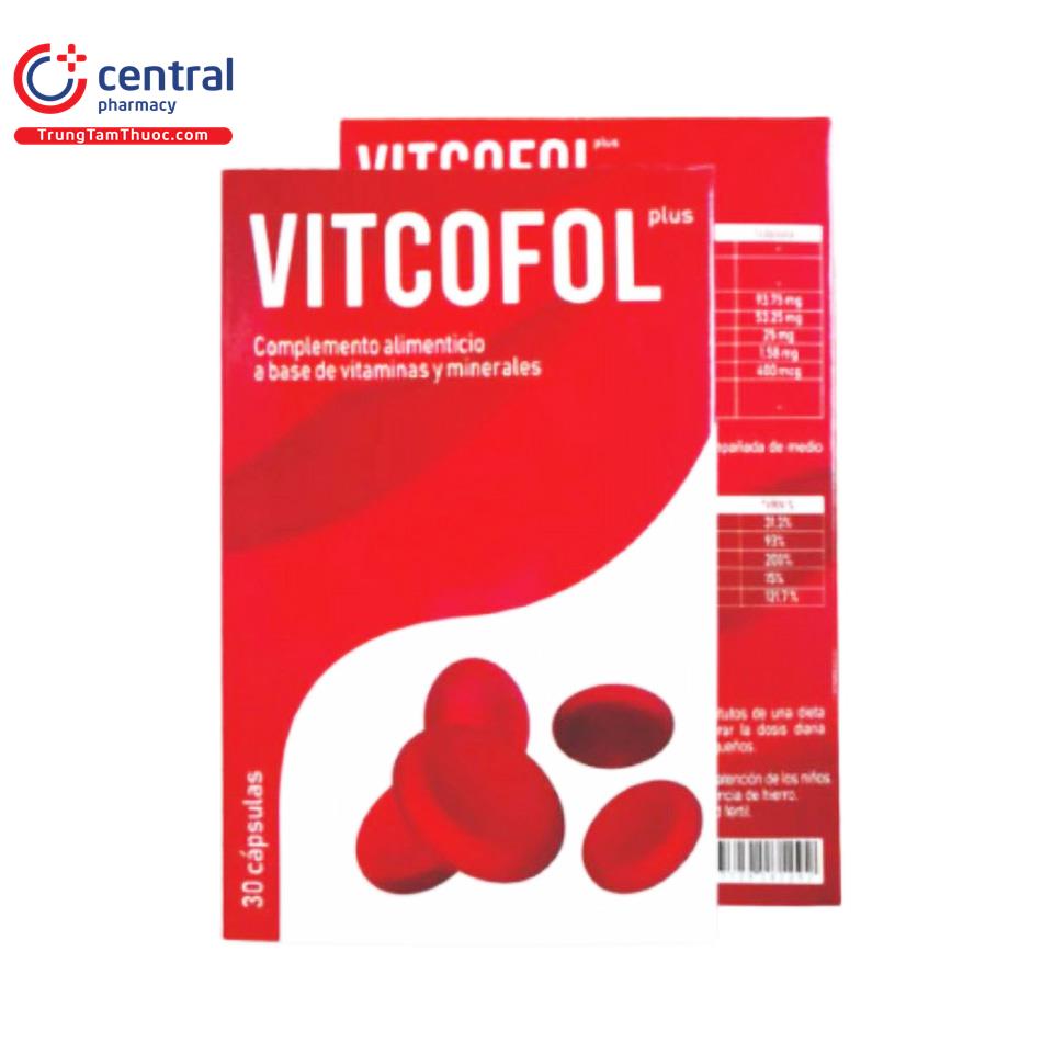 Vitcofol Plus - Viên bổ máu, tăng sức đề kháng cho cơ thể toàn diện
