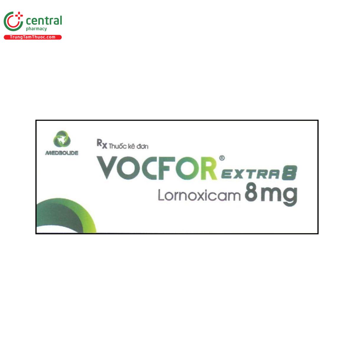 Thuốc Vocfor Extra 8mg giảm đau, chống viêm xương khớp, viêm khớp dạng thấp