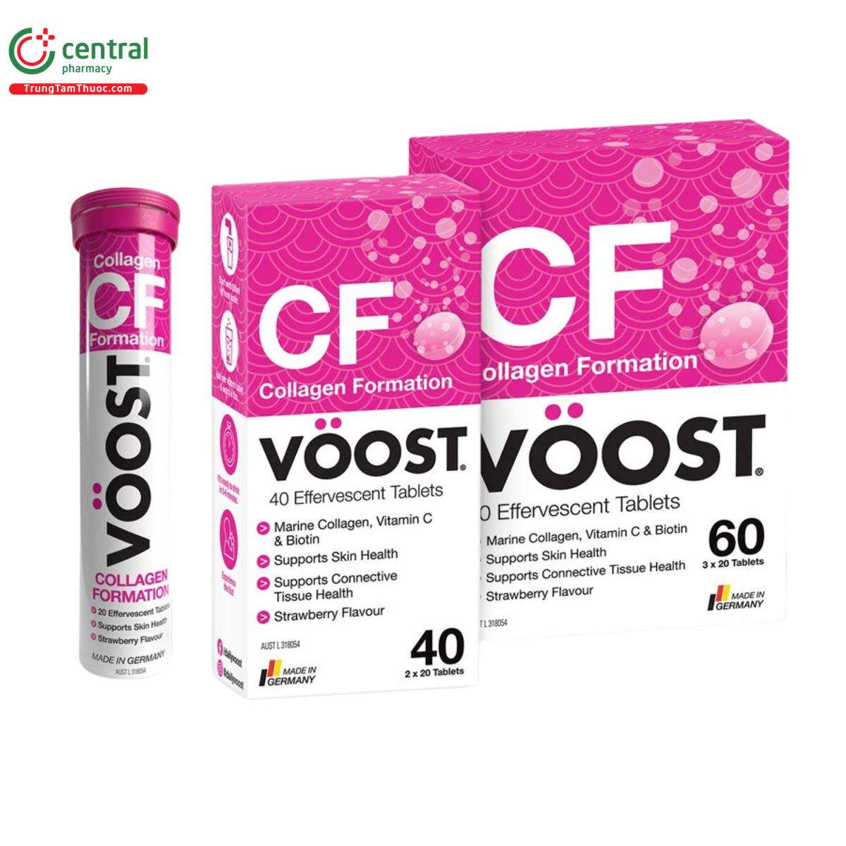 Voost Collagen Formation Strawberry - Giúp làm chậm quá trình lão hoá da