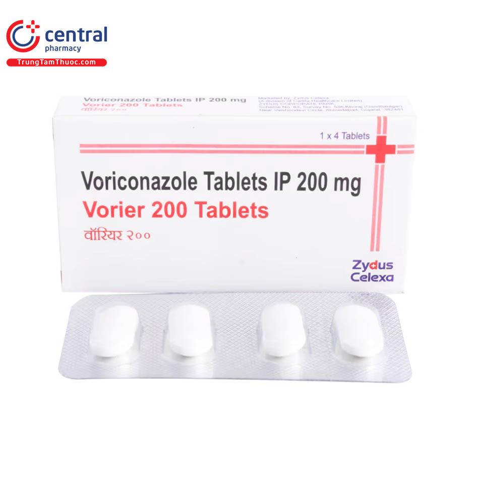 [CHÍNH HÃNG] Vorier 200 Tablets thuốc kháng nấm từ Ấn Độ